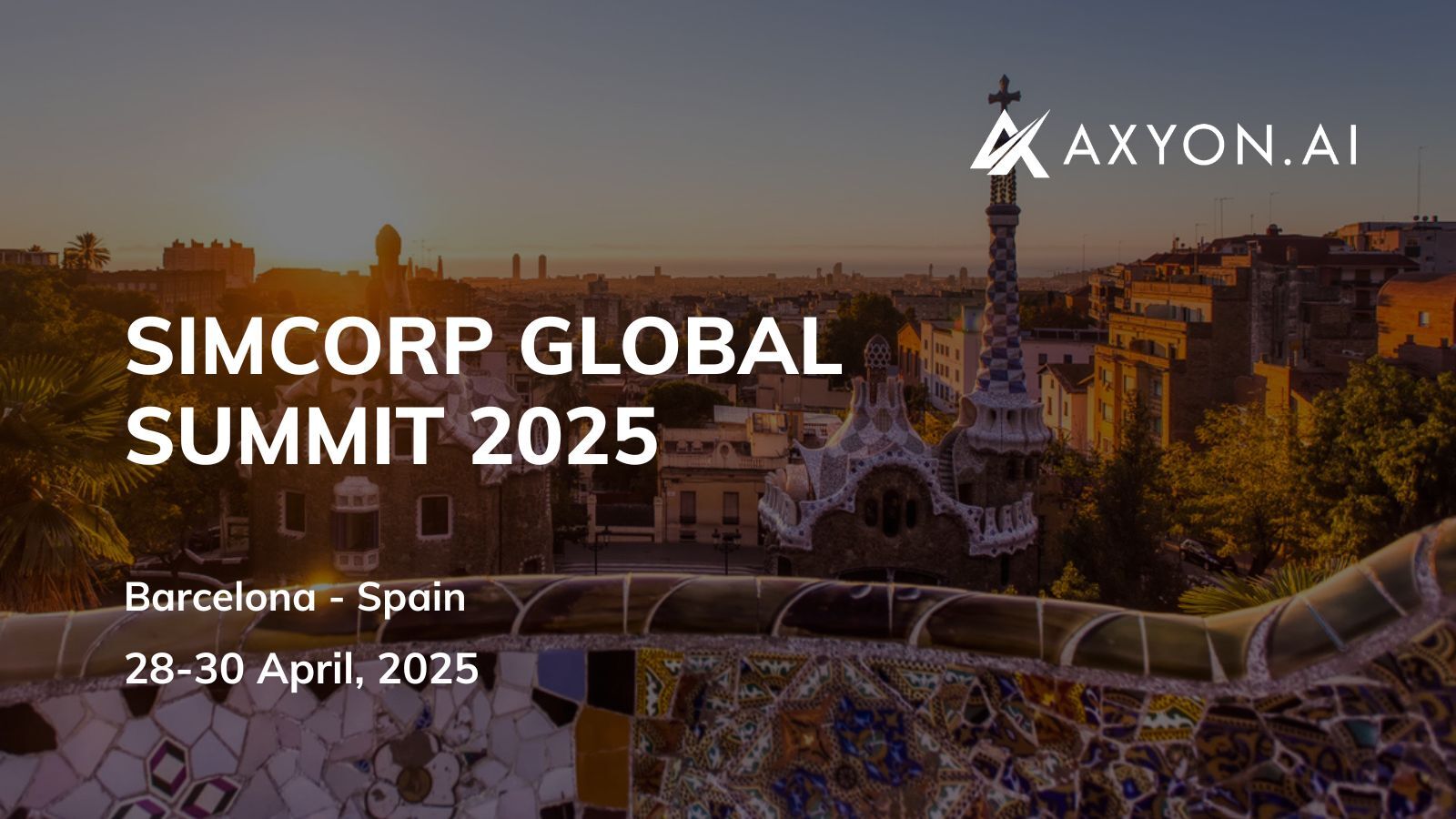 Axyon AI at SimCorp Global Summit 2025